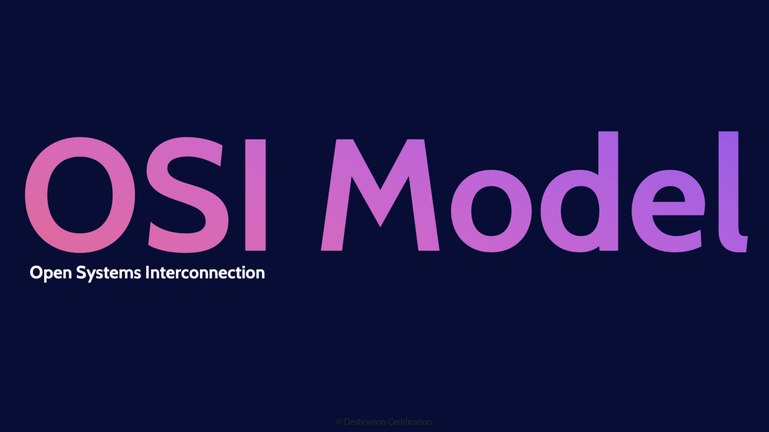 OSI Model Mindmap: CISSP Domain 4 Layers and Protocols